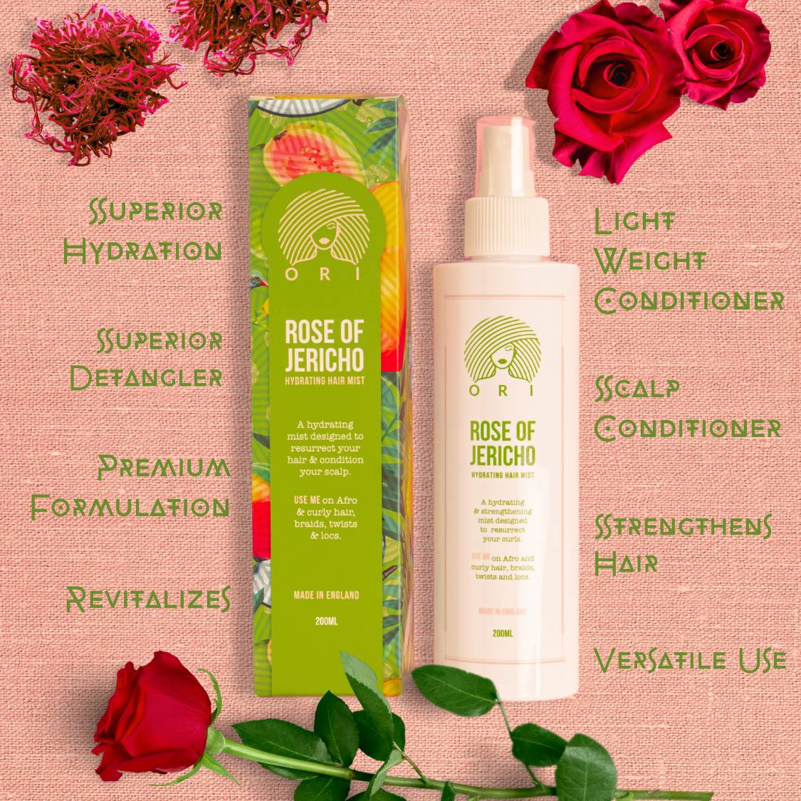 ÒDODO LEAVE-IN CONDITIONER + ROSE OF JERICHO + KHALILA OIL(50ML) – Ori ...